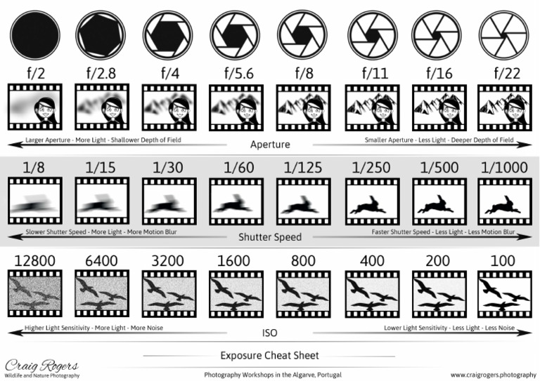 Exposure Cheat Sheet | PDF