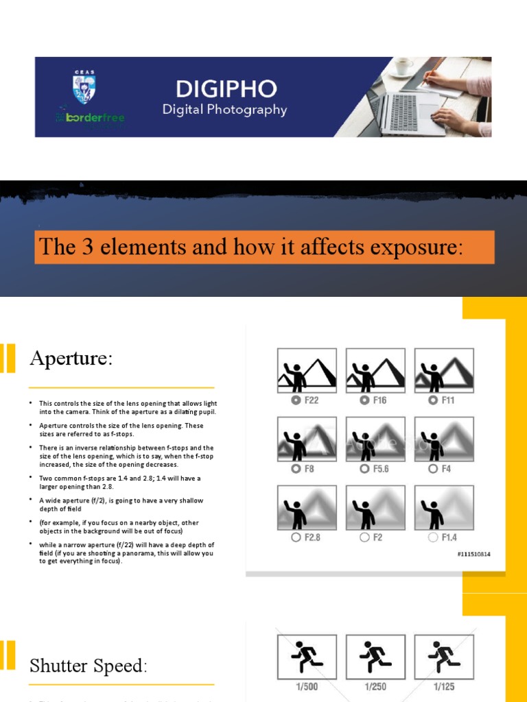 Exposure Triangle Slides | Download Free PDF | Exposure (Photography ...