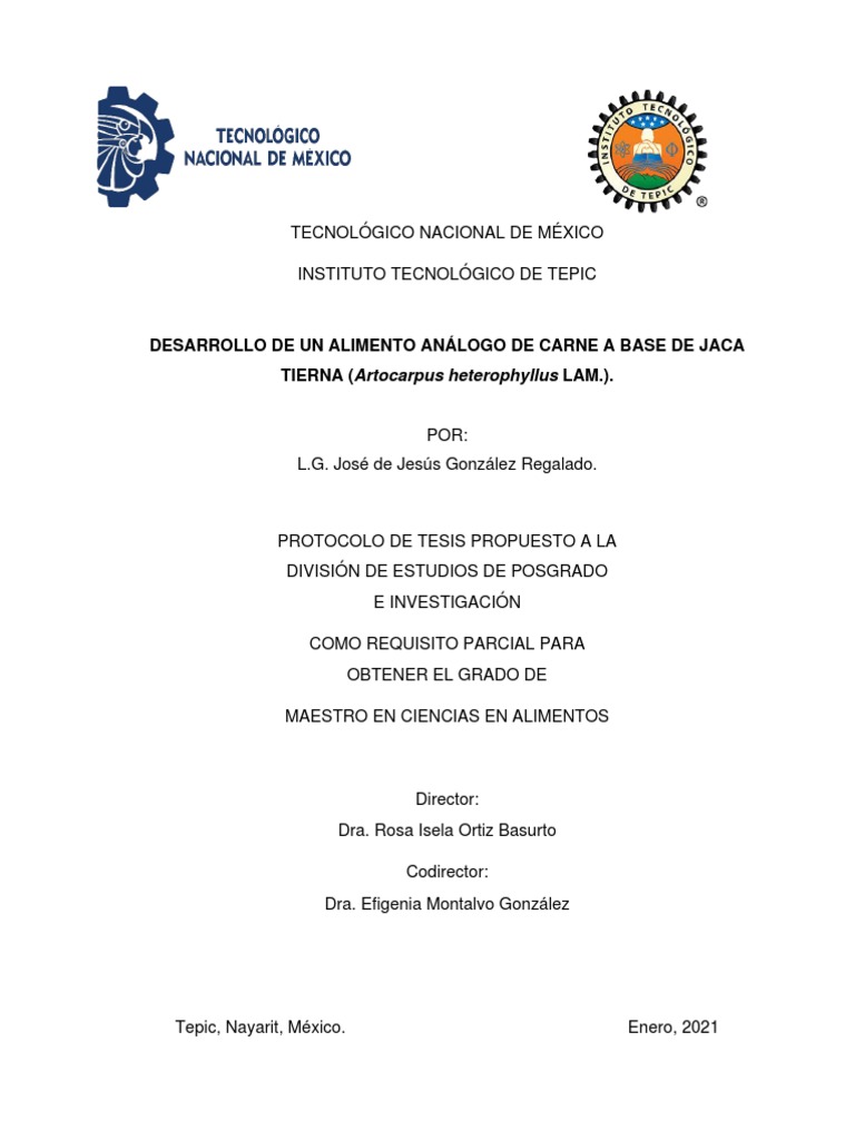 Avance Jose Regalado RIOB | PDF | Alimentos | Vegetarianismo