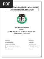 Temporary Injunctions under CPC Order 39 | PDF | Injunction | Lawsuit