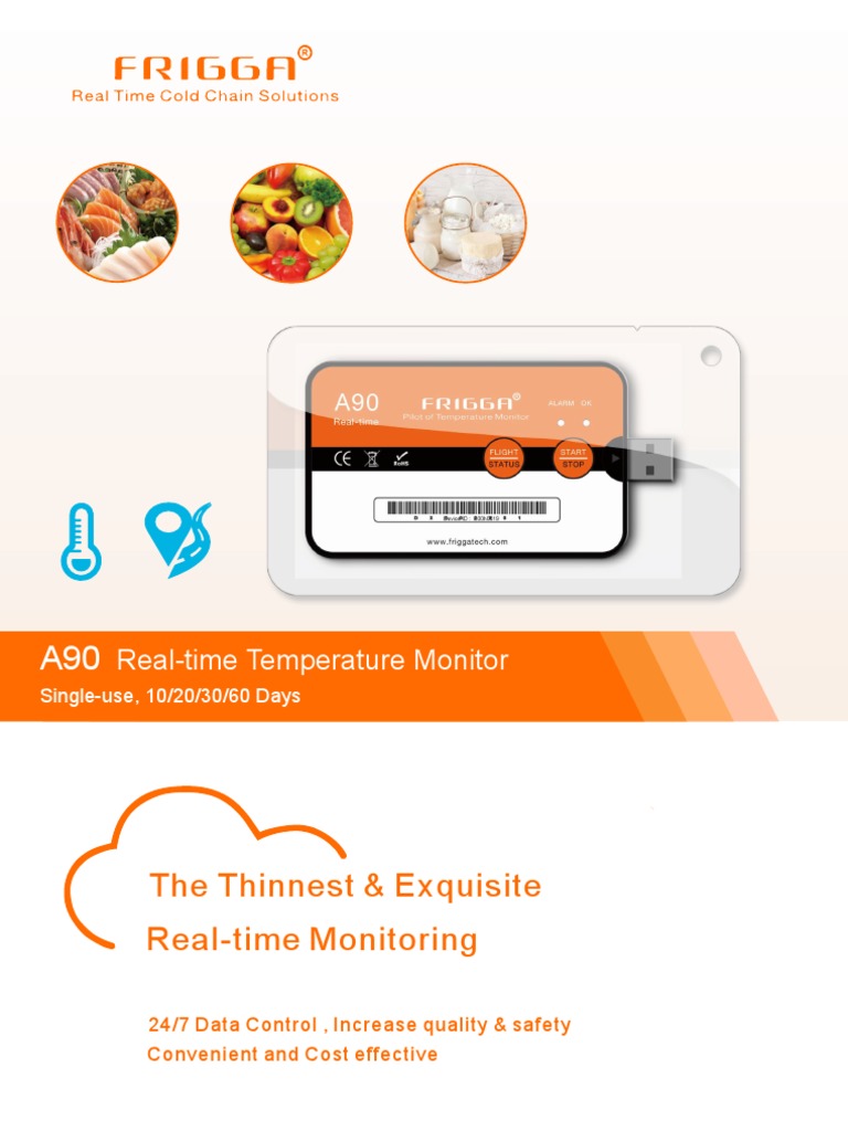 FRIGGA A90 Single Use Data Logger | PDF