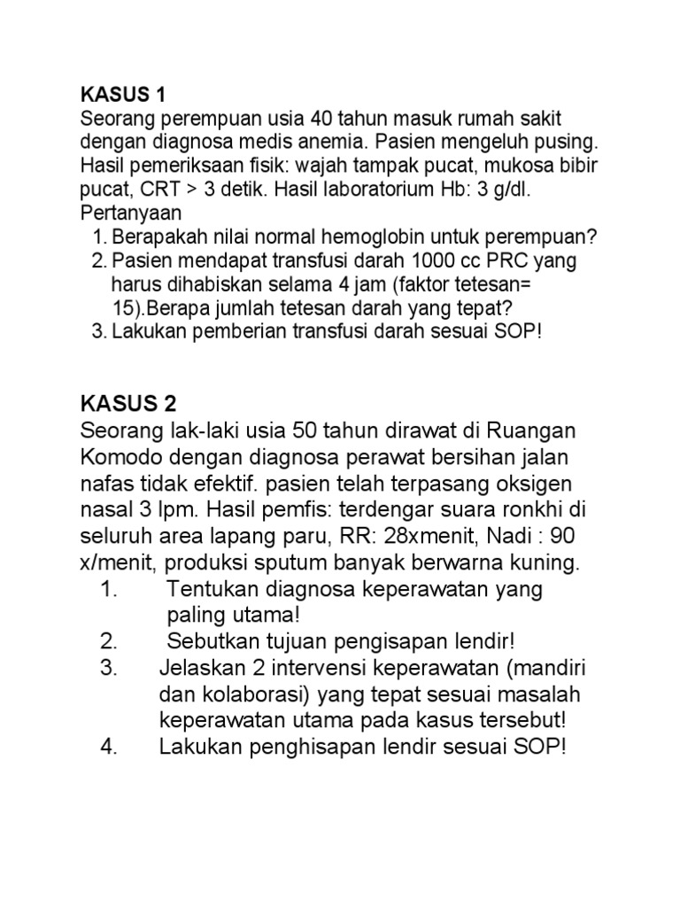 Soal Osce KMB - Ok | PDF