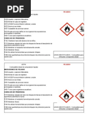 Etiquetas SGA Aceite Lubricante Usado | PDF