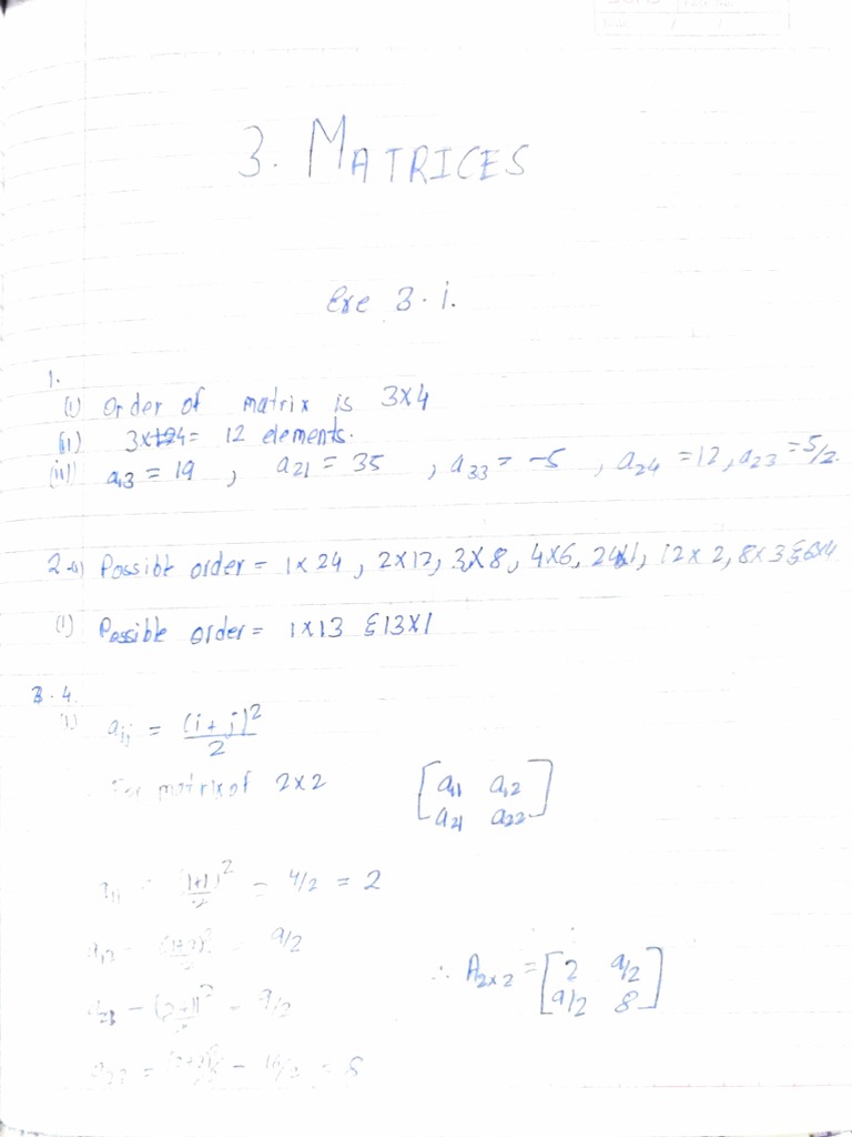 Matrix | PDF | Trigonometry | Complex Analysis