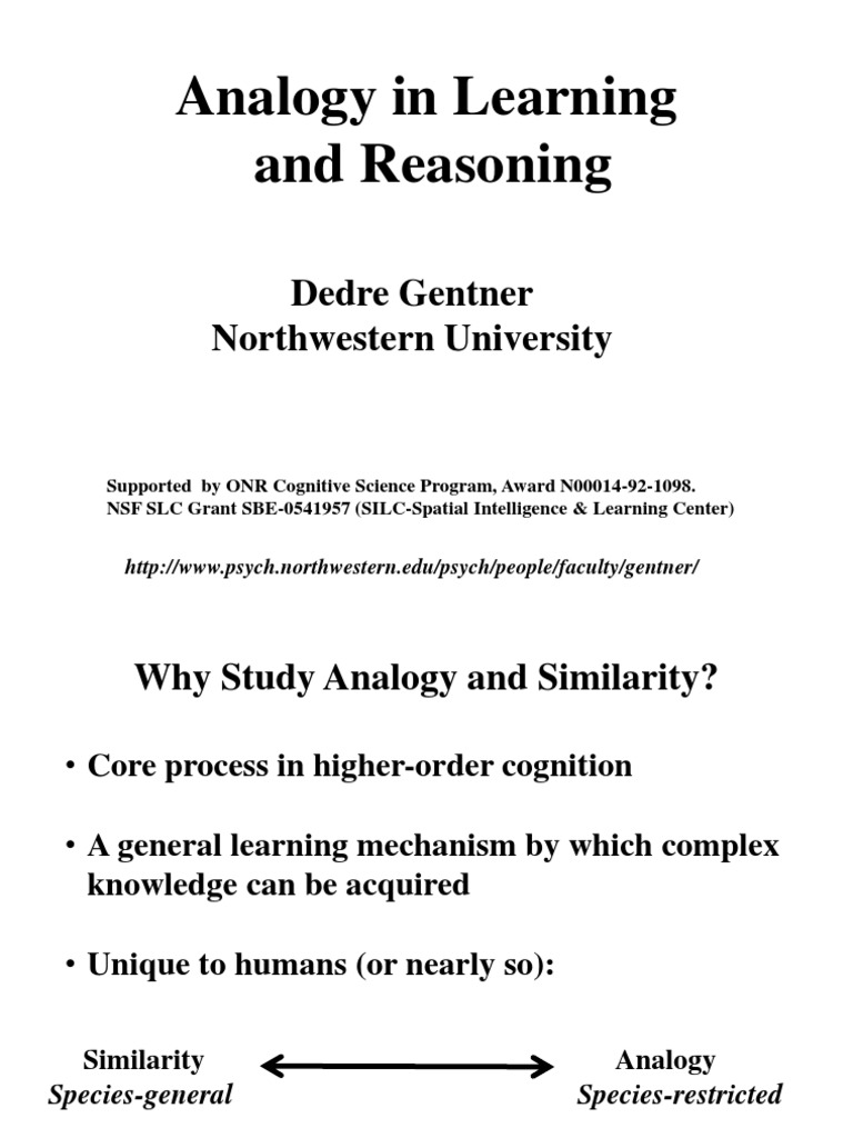 Understanding Analogy in Learning | PDF | Analogy | First Order Logic