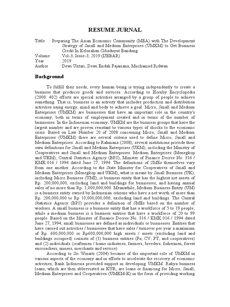 Resume Jurnal Adel | Descargar gratis PDF | Banks | Credit