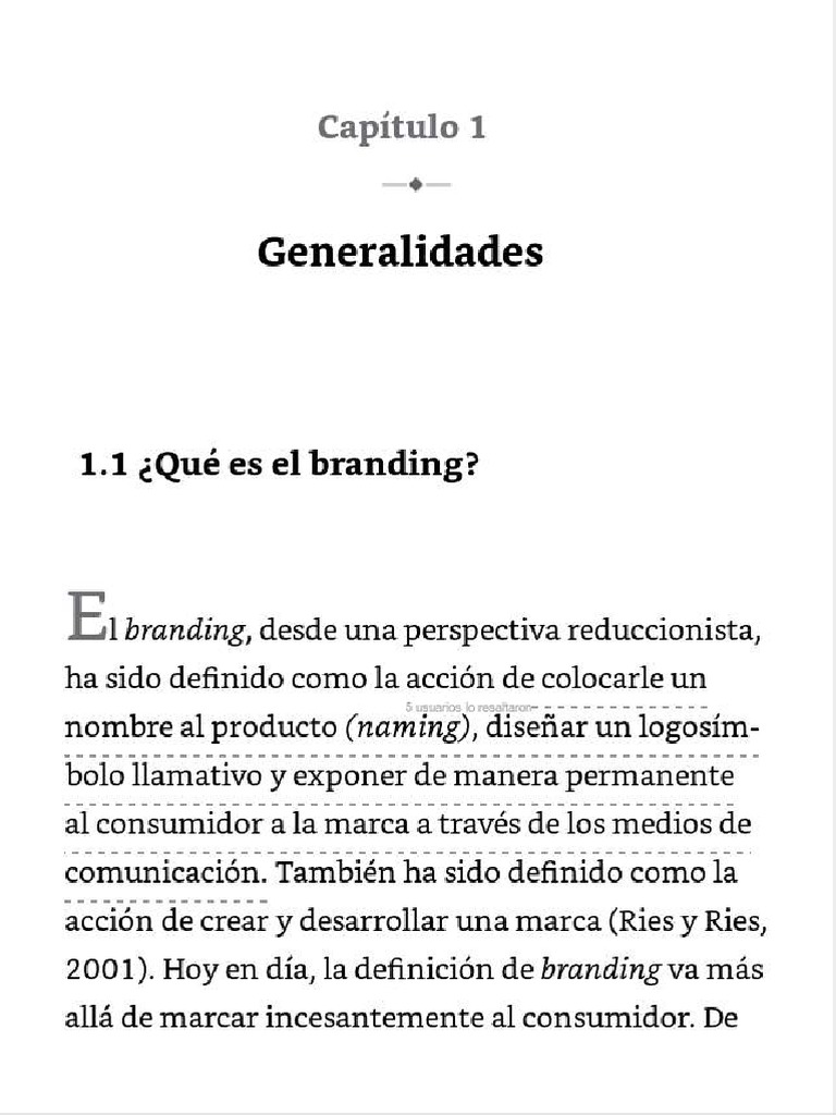 Branding Capítulo 1 Generalidades-Compressed | PDF