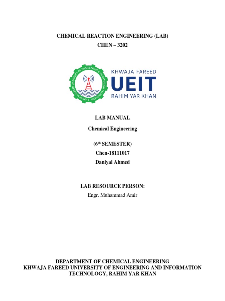 Chemical Engineering Assignments | PDF | Chemical Reactor | Sodium ...