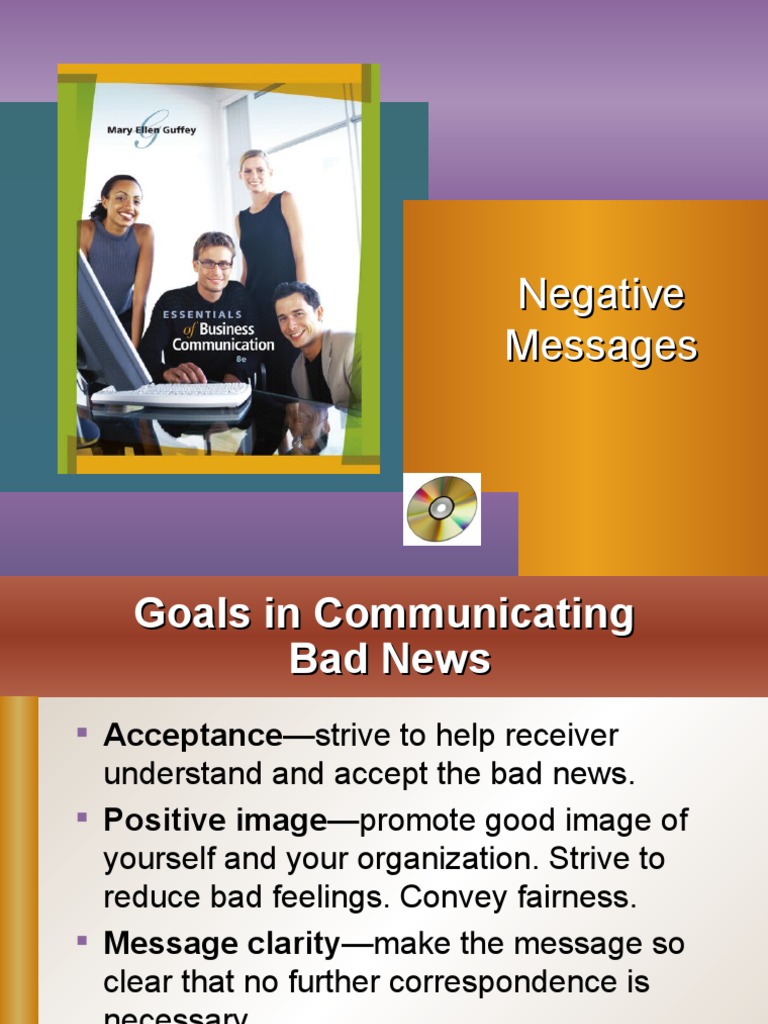 Lecture 8 Negative Messages | PDF | Defamation | Reason