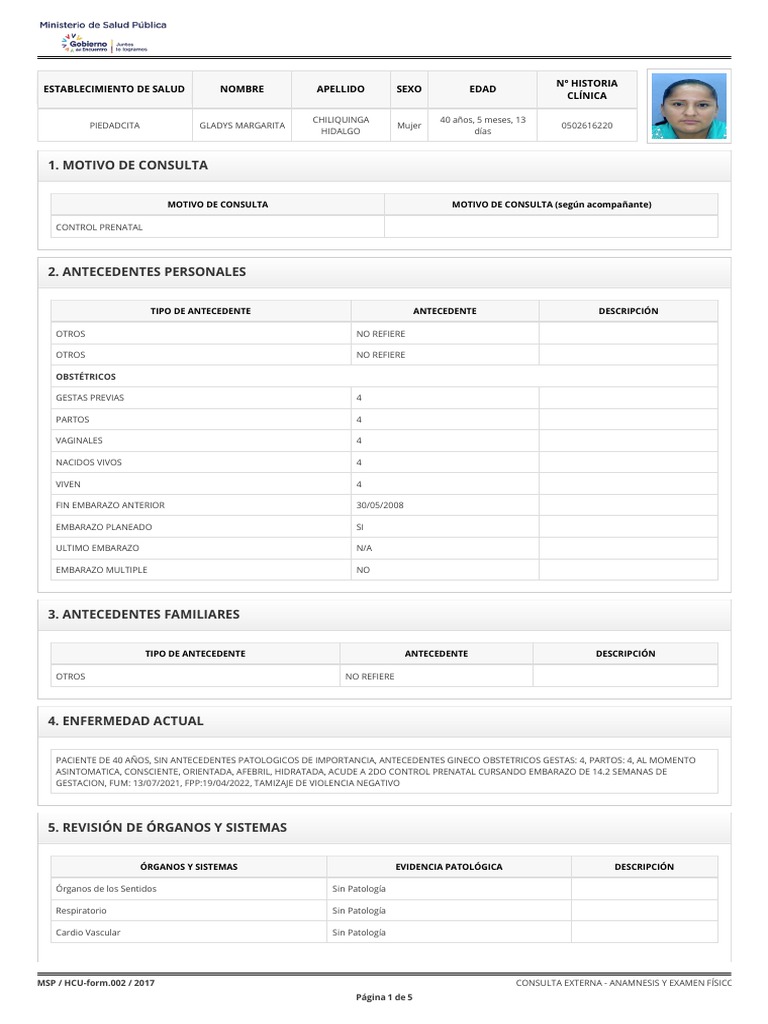 MSP - HCU-form.002 - 2017 - 2021-10-21T215900.030 | PDF | El embarazo ...