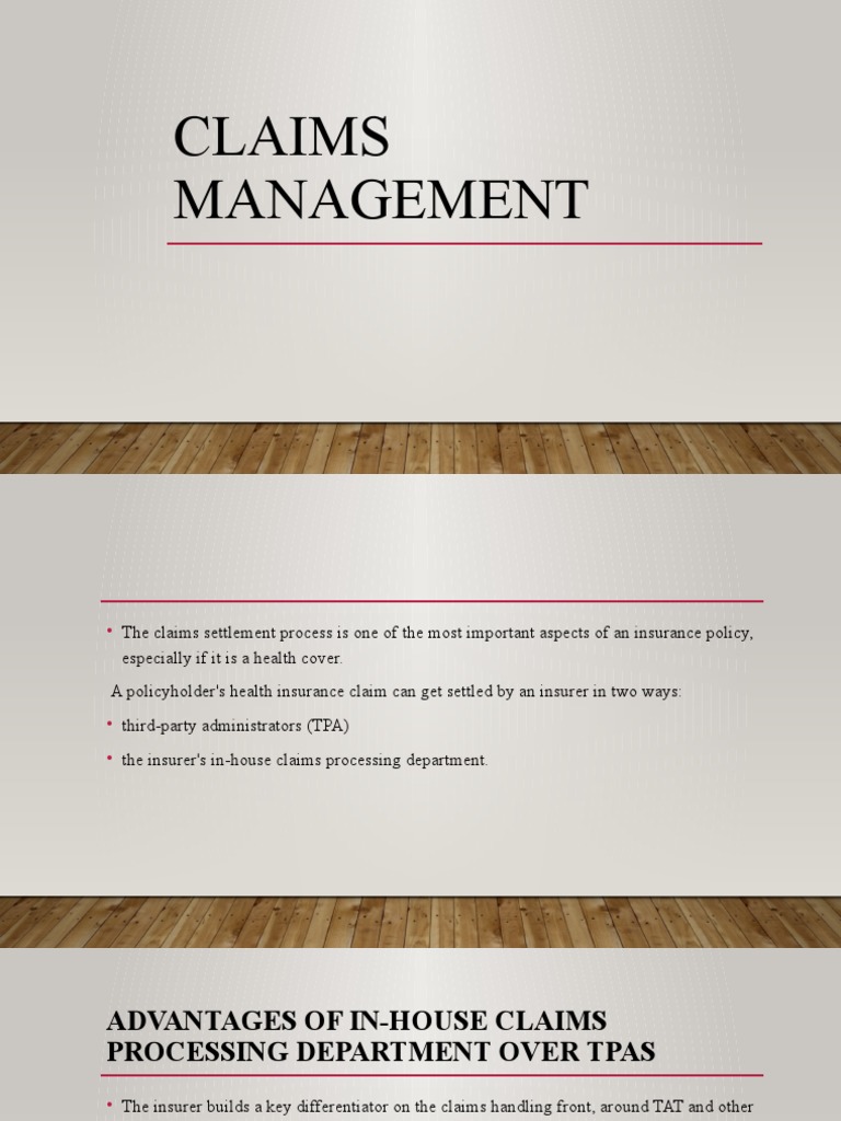 Claims Management | PDF | Insurance | Identity Document