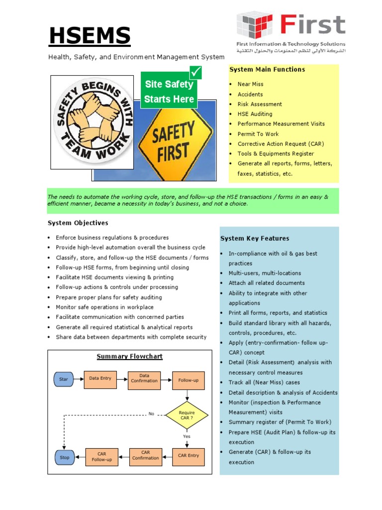 HSEMS Brochure | Download Free PDF | Risk Assessment | Risk