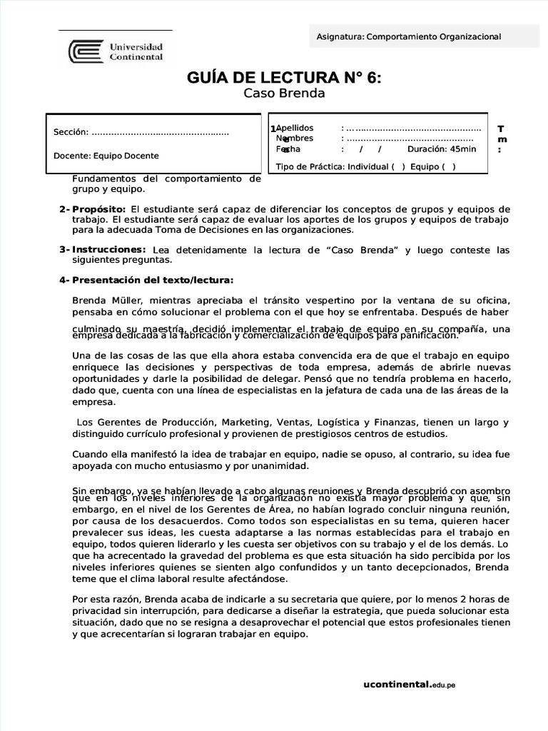 PDF Guia de Lectura N 10 Caso Brenda DD | PDF | Radio Technology ...