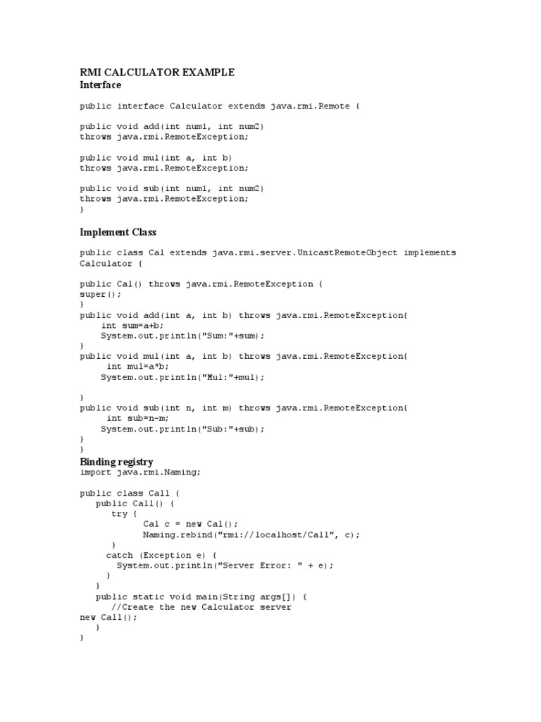 Rmi Calculator Example