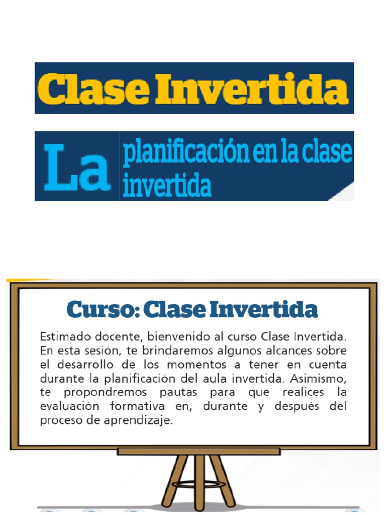 Planificacion en La Clase Invertida | PDF