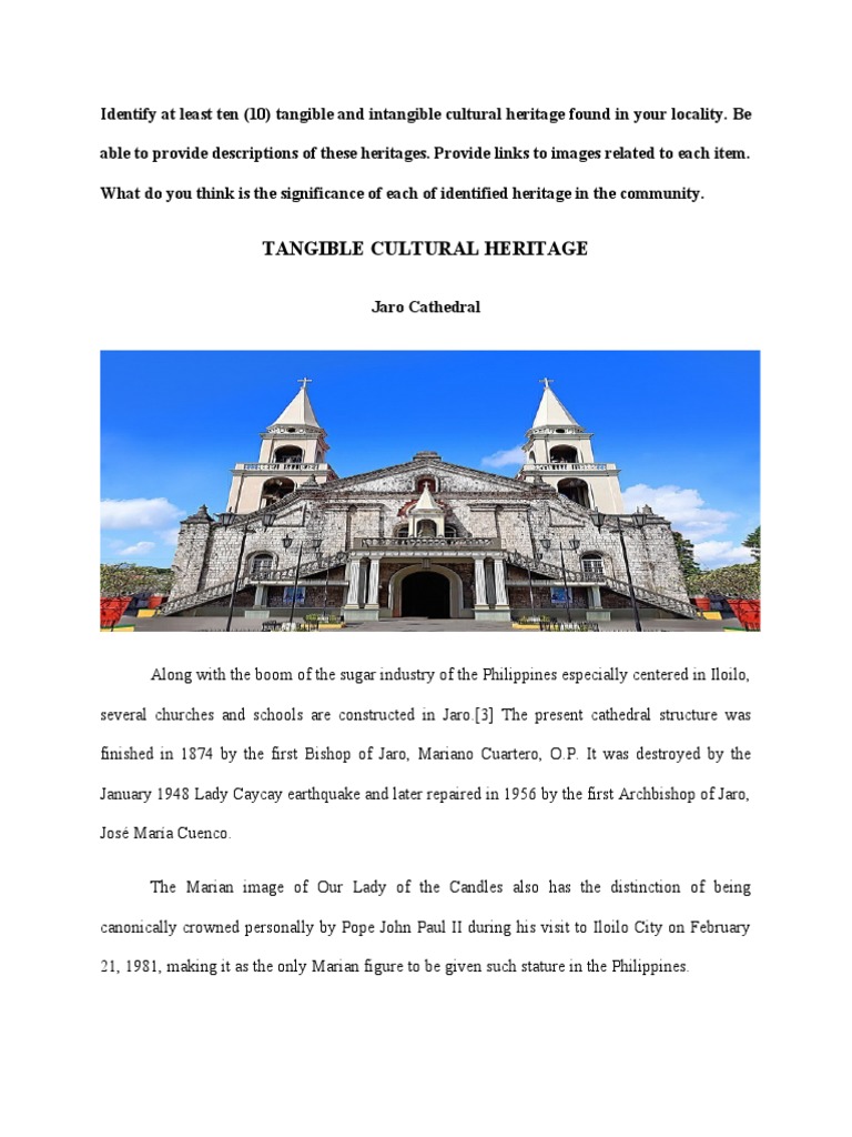 Tangible Cultural Heritage | PDF | Philippines