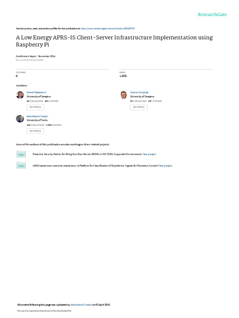 Low Energy APRS-IS on Raspberry Pi | PDF | Software Defined Radio | Internet
