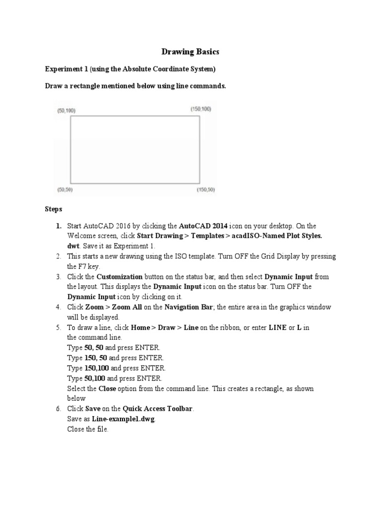 Drawing Basics Exp1.1 | PDF | Computers