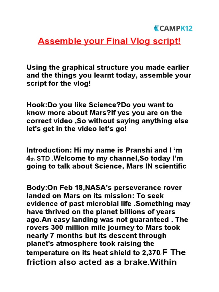 G 4-5 L3 S6 Student Template | PDF