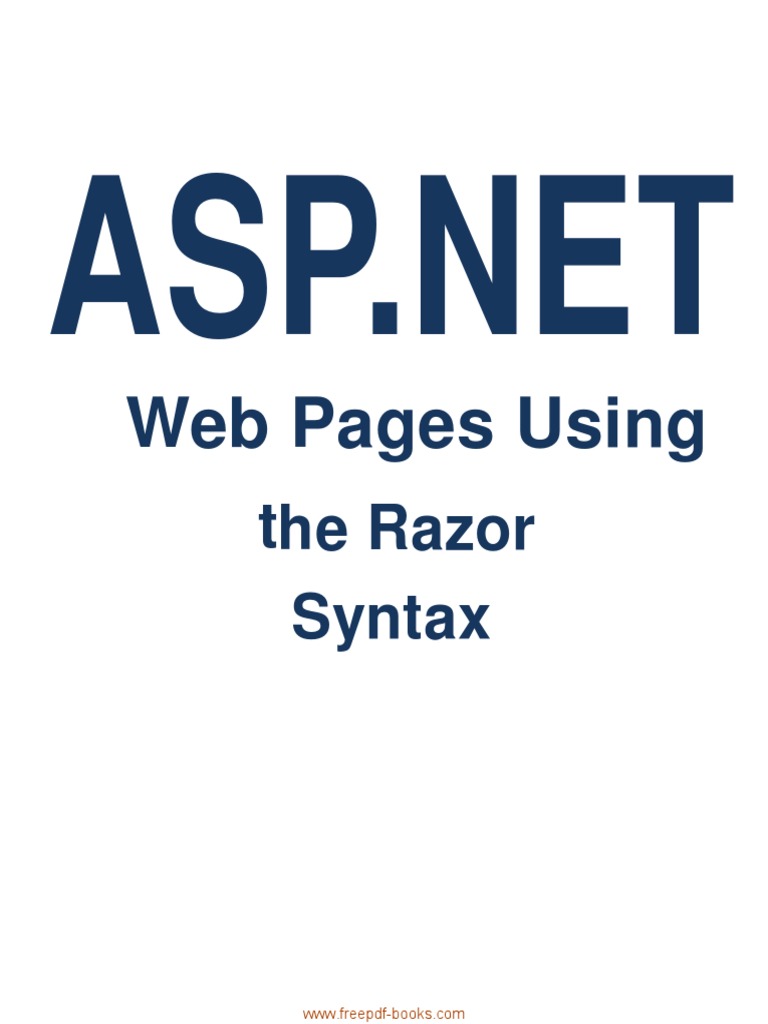 Web Pages Using The Razor Syntax | Download Free PDF | World Wide Web ...