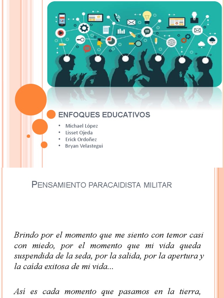 Enfoques Educativos | PDF | Aprendizaje | Comportamiento