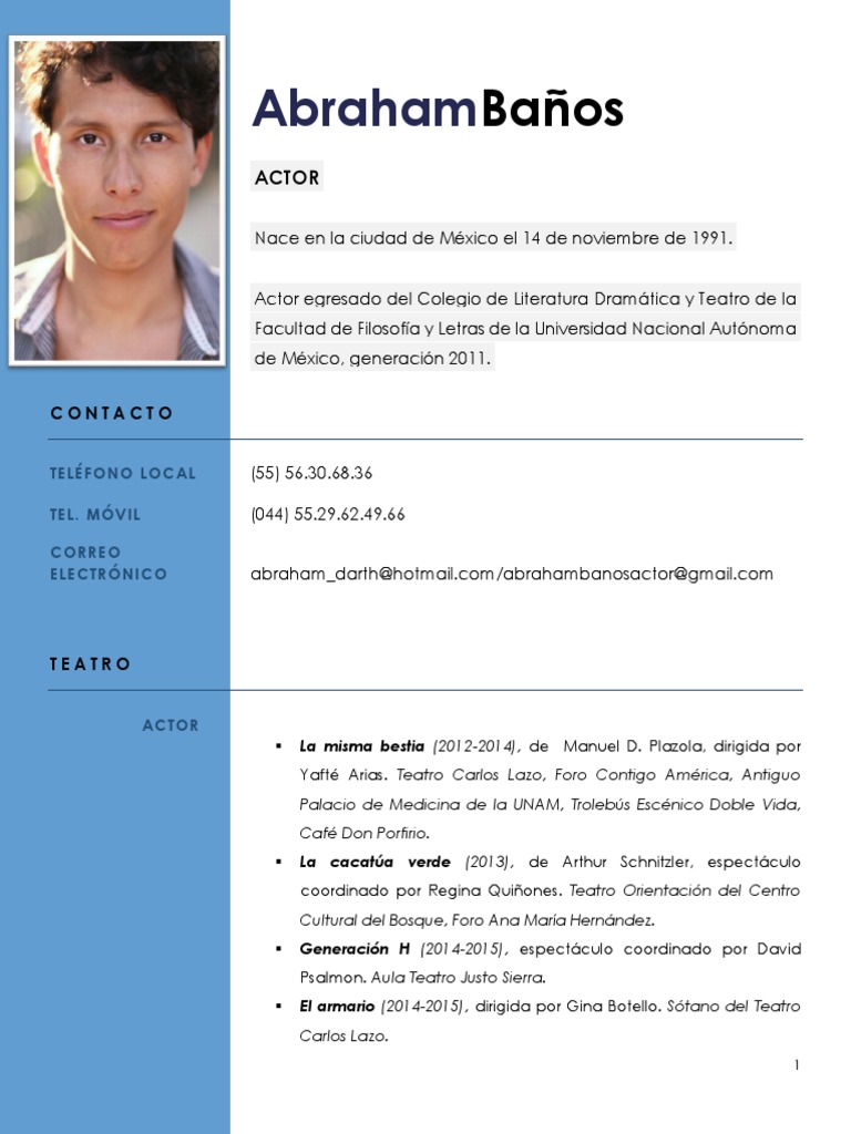CV Abraham Baños (2021) | PDF | México