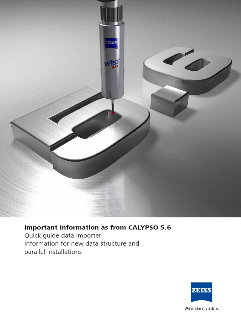 Important Information As From CALYPSO 5.6 | PDF | Computer File | Microsoft Windows