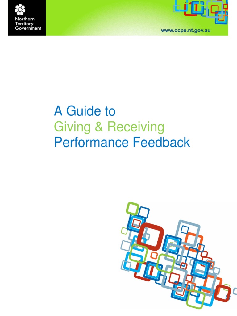 A Guide To Giving and Receiving Performance Feedback | PDF | Goal ...