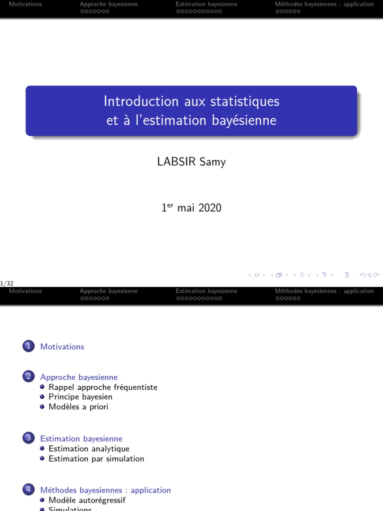 Cours Bayesien | PDF | Inférence bayésienne | Méthode de Monte-Carlo