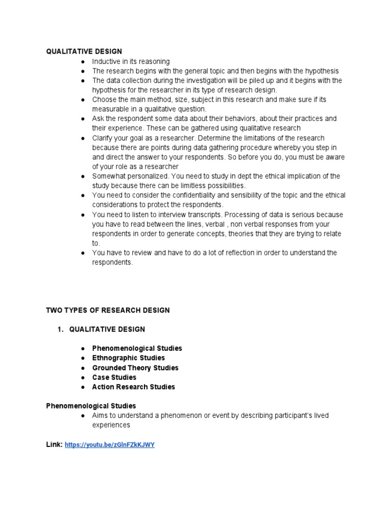 Qualitative Research Design | PDF | Career & Growth | Self-Improvement