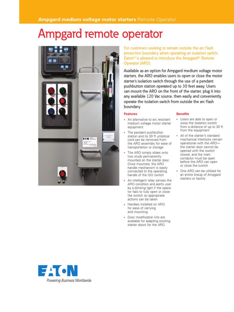 Ampgard Remote Operator Brochure Pa02003002e | PDF | Switch ...