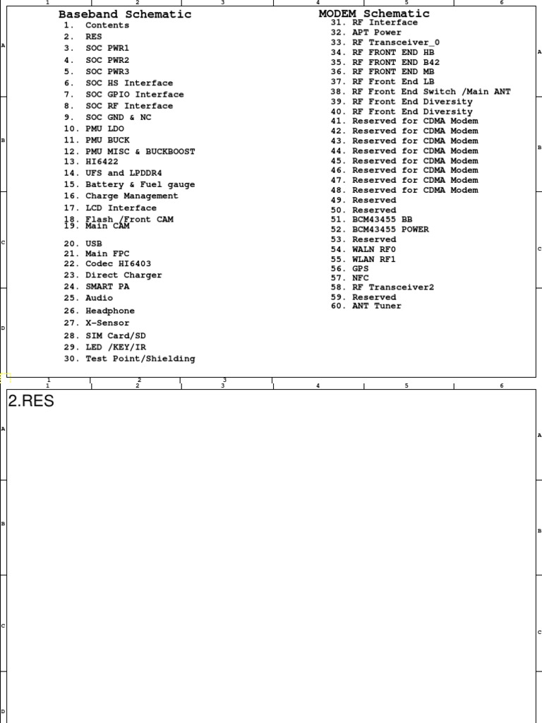 MODEM Schematic Baseband Schematic | PDF | Telecommunications ...