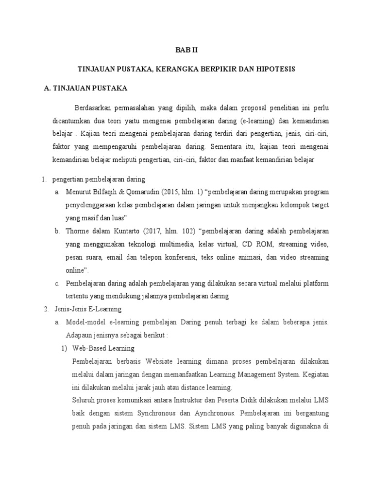 Bab Ii Tugas Metodologi Penelitian (Yusran) | PDF