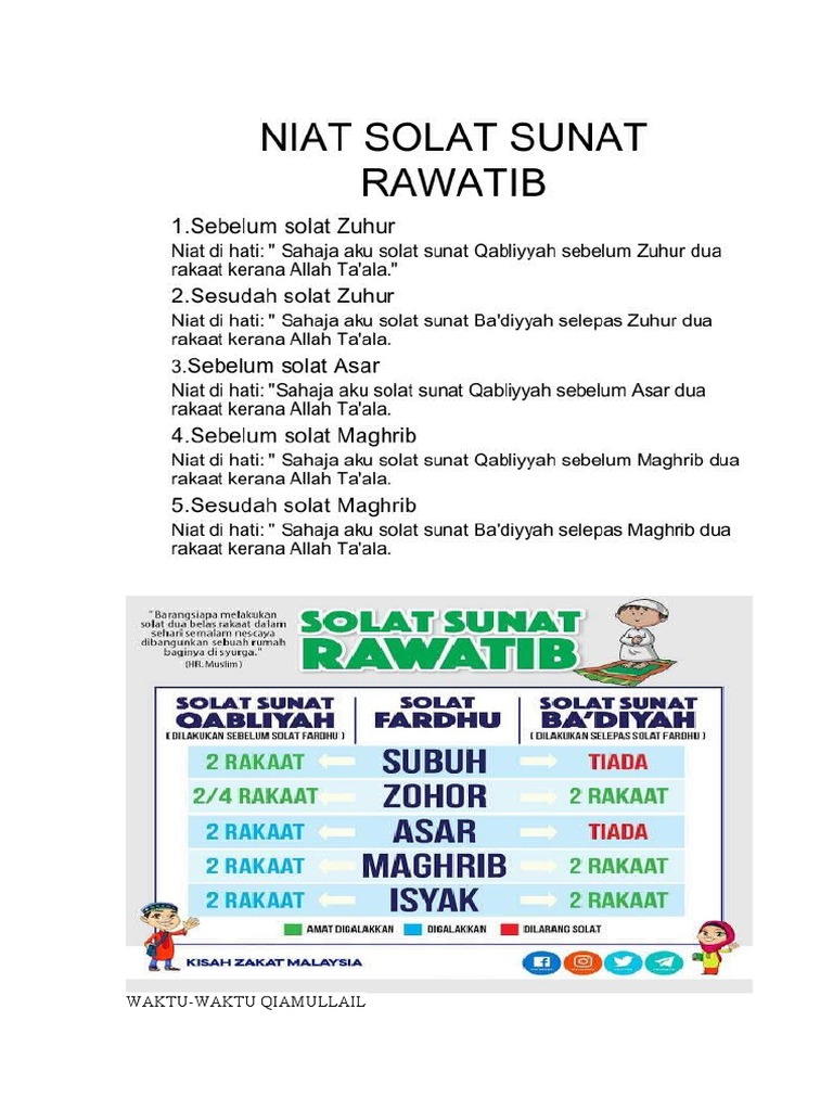 Solat Sunat | PDF