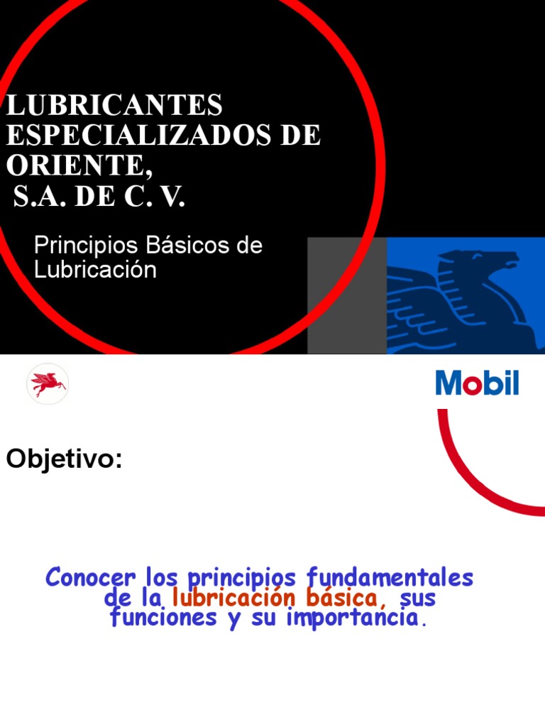 Fundamentos de Lubricacion - MOBIL | PDF | Viscosidad | Lubricante