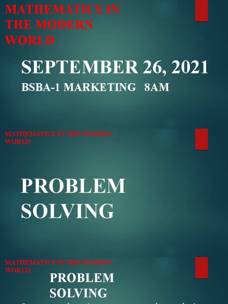 Math Problem Solving Techniques | PDF | Equations | Multiplication