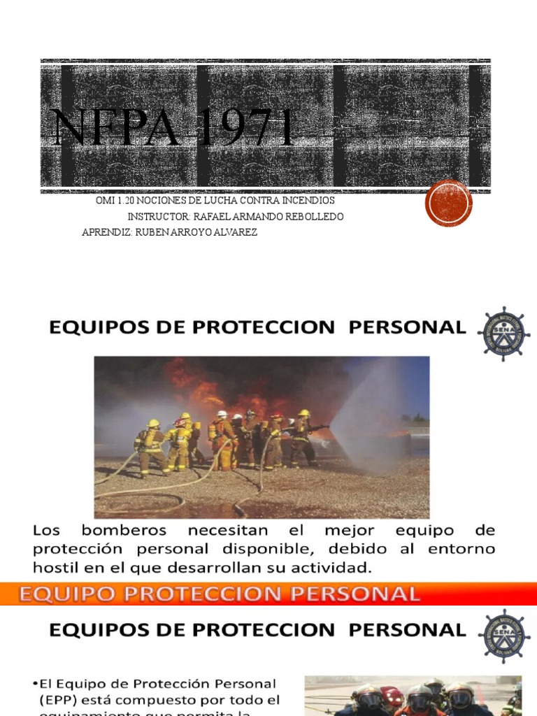 Nfpa 1971 | PDF