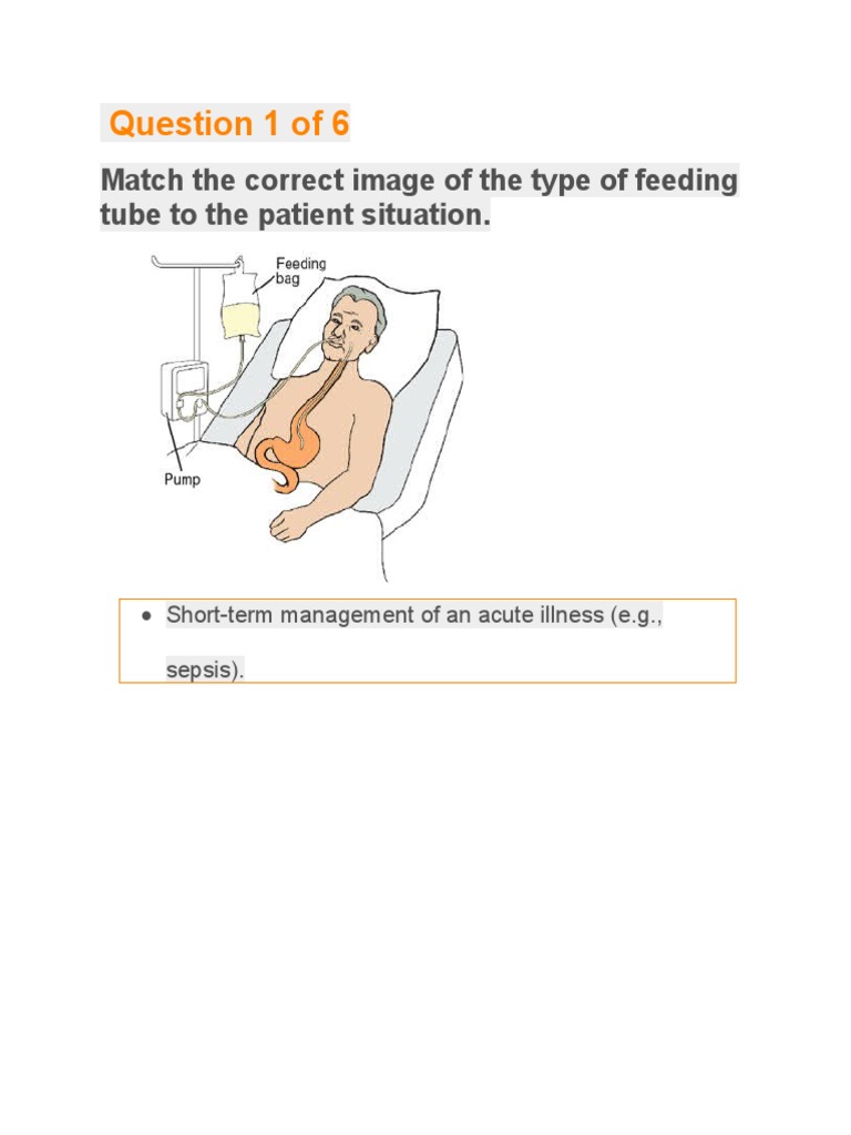 Providing Nutrition Support: Enteral Feeding Tube Administration, Risks ...