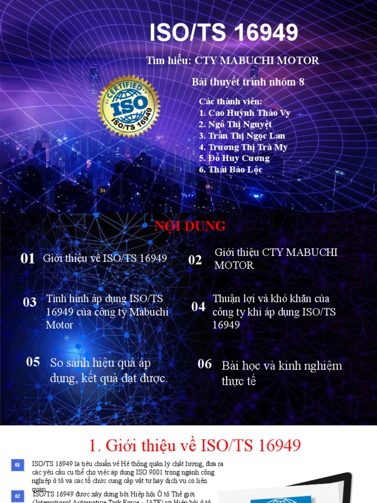 8 - IsO TS16949 - Mabuchi Motor | PDF