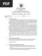 INSET Activity Completion Report | PDF | Learning | Behavior Modification