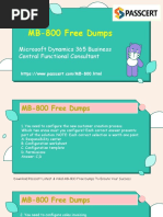 MB-800 Exam Practice Questions Guide | PDF | Invoice | Accounts Payable