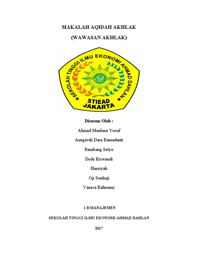 Makalah Aqidah Akhlak | PDF