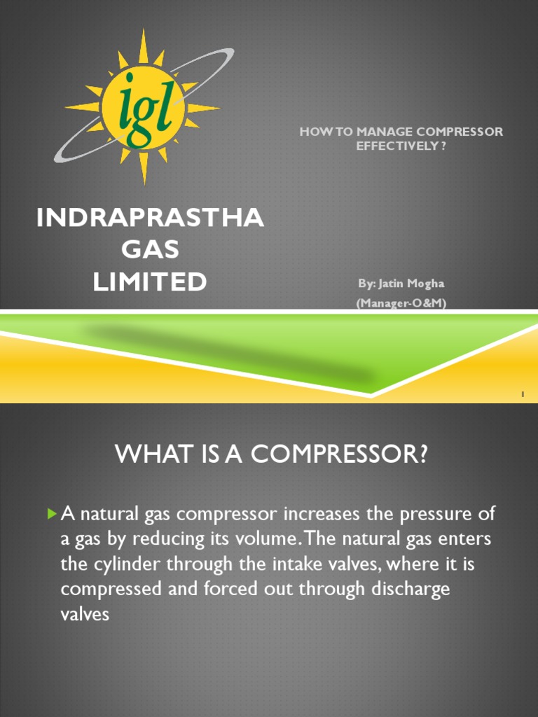 SESSION 4 J.mogha IGL How To Manage Compressors | PDF | Pump | Flow ...
