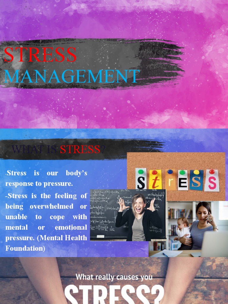 Stress Management | PDF | Color | Blue