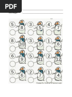 LKPD Menulis Menebalkan Huruf Kelas 1 Bahasa Indonesia | PDF