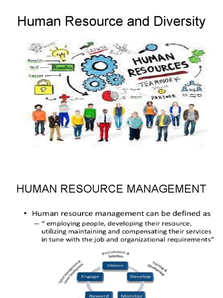 Human Resource and Diversity | PDF | Communication | Human Resource ...