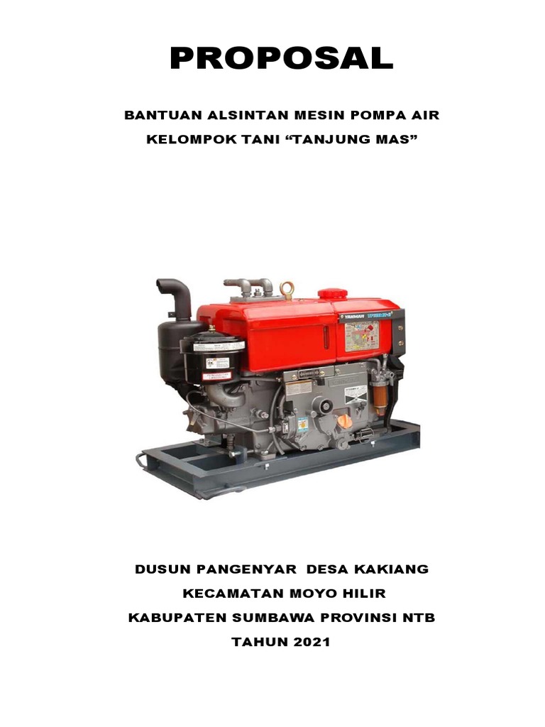 PROPOSAL-MESIN AIR Print | PDF
