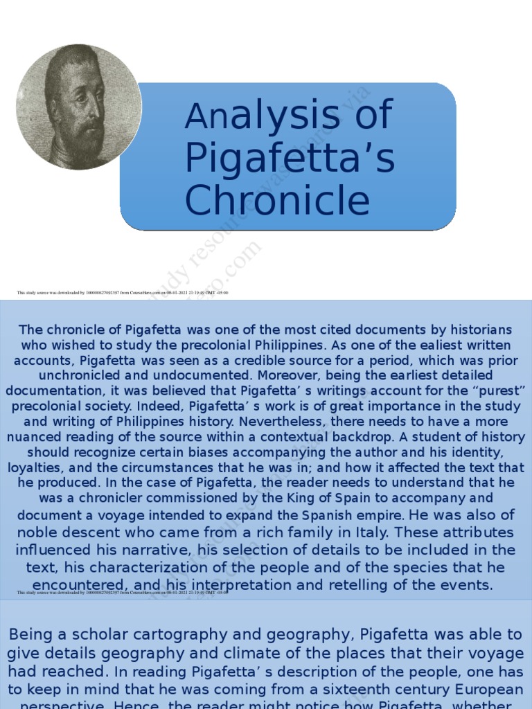 Analysis of Pigafetta S Chronicle | Download Free PDF | Gold