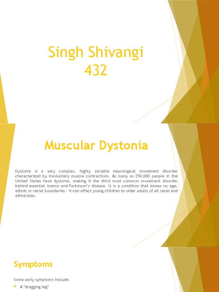 Muscular Dystonia | PDF | Dystonia | Clinical Medicine