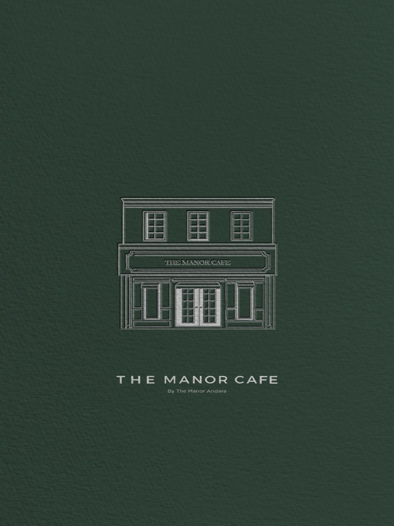 The Manor Cafe Menu | PDF | Salad | Cuisine